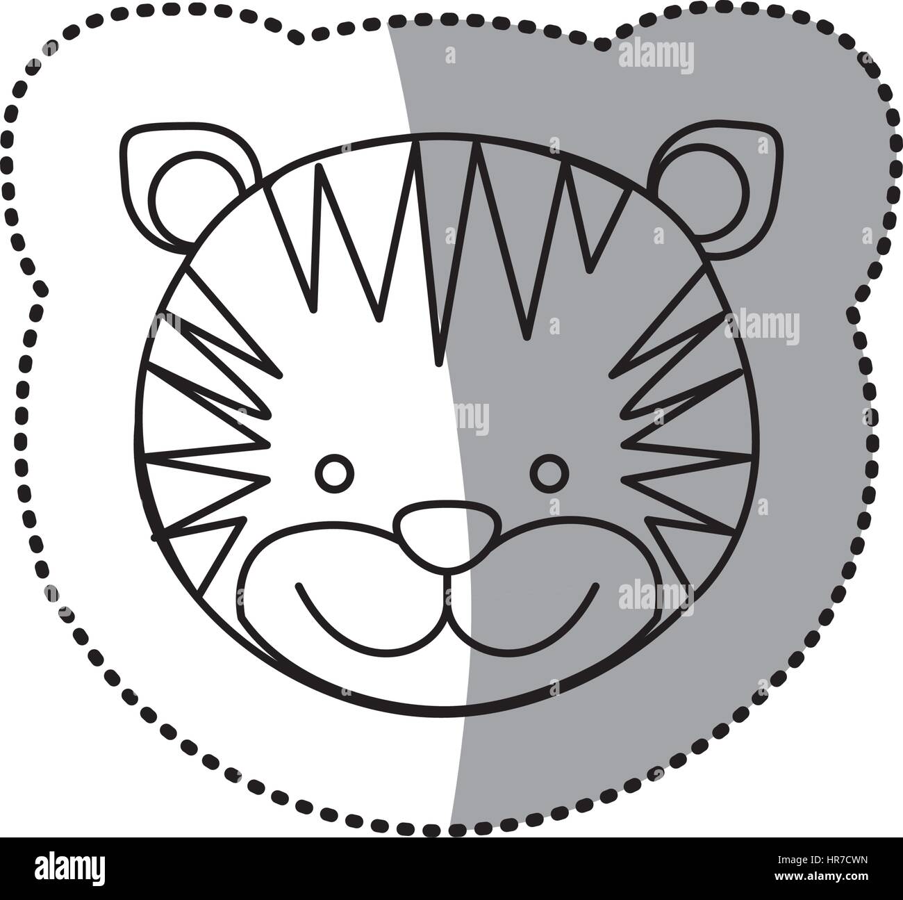 Tiger ear Stock Vector Images - Alamy