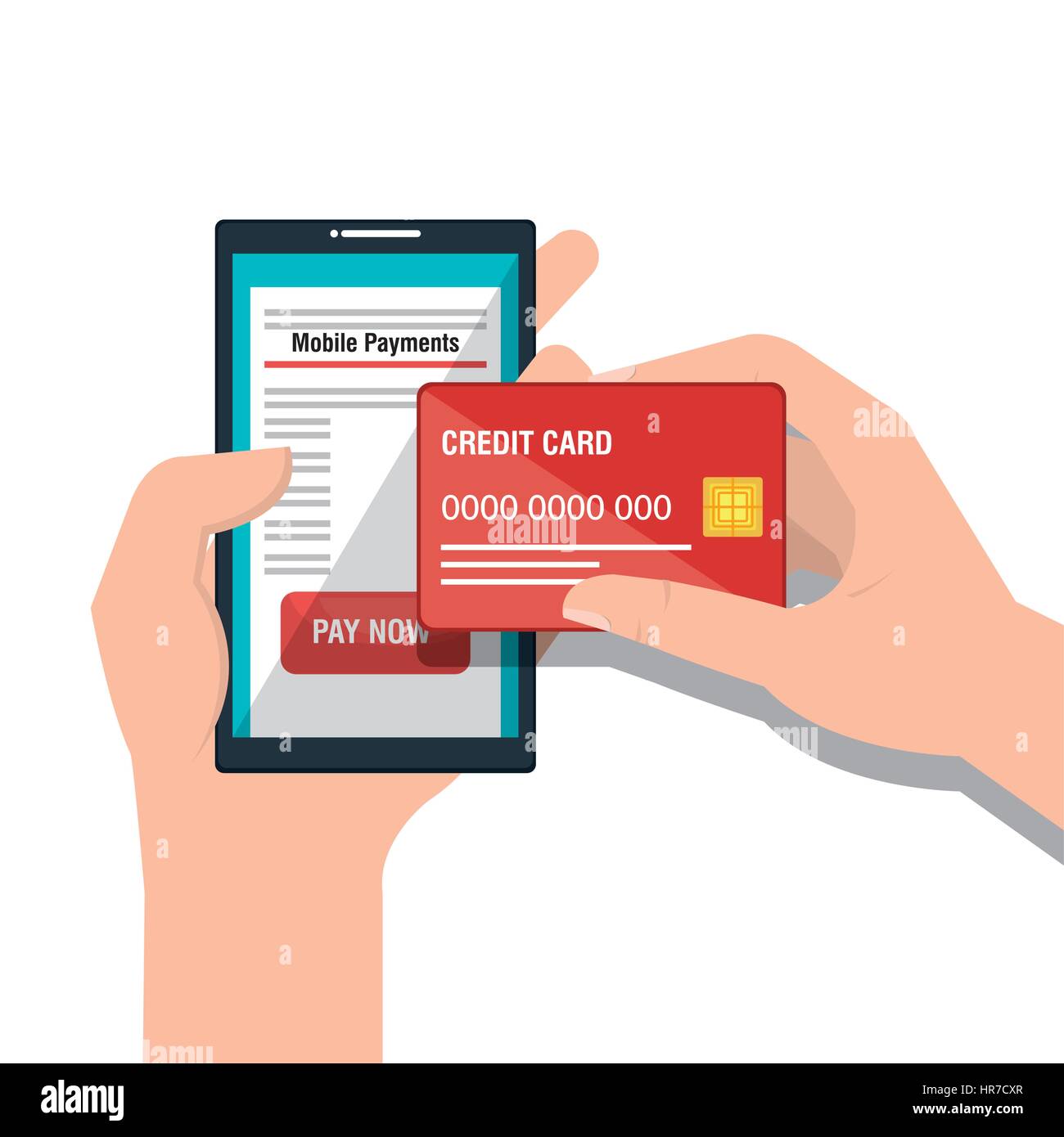 credit card electronic commerce Stock Vector Image & Art - Alamy