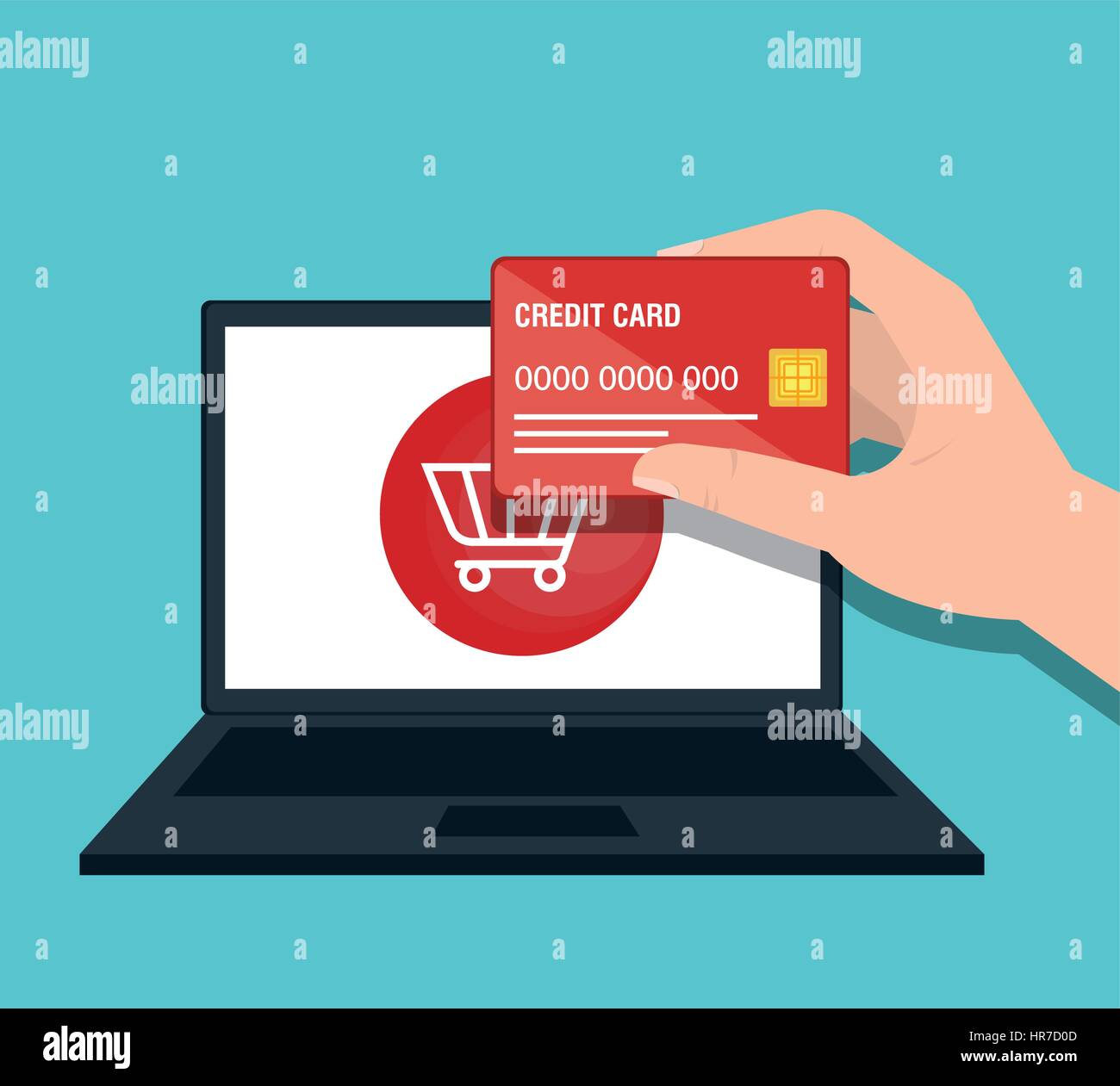 Laptop invoice Stock Vector Images - Alamy