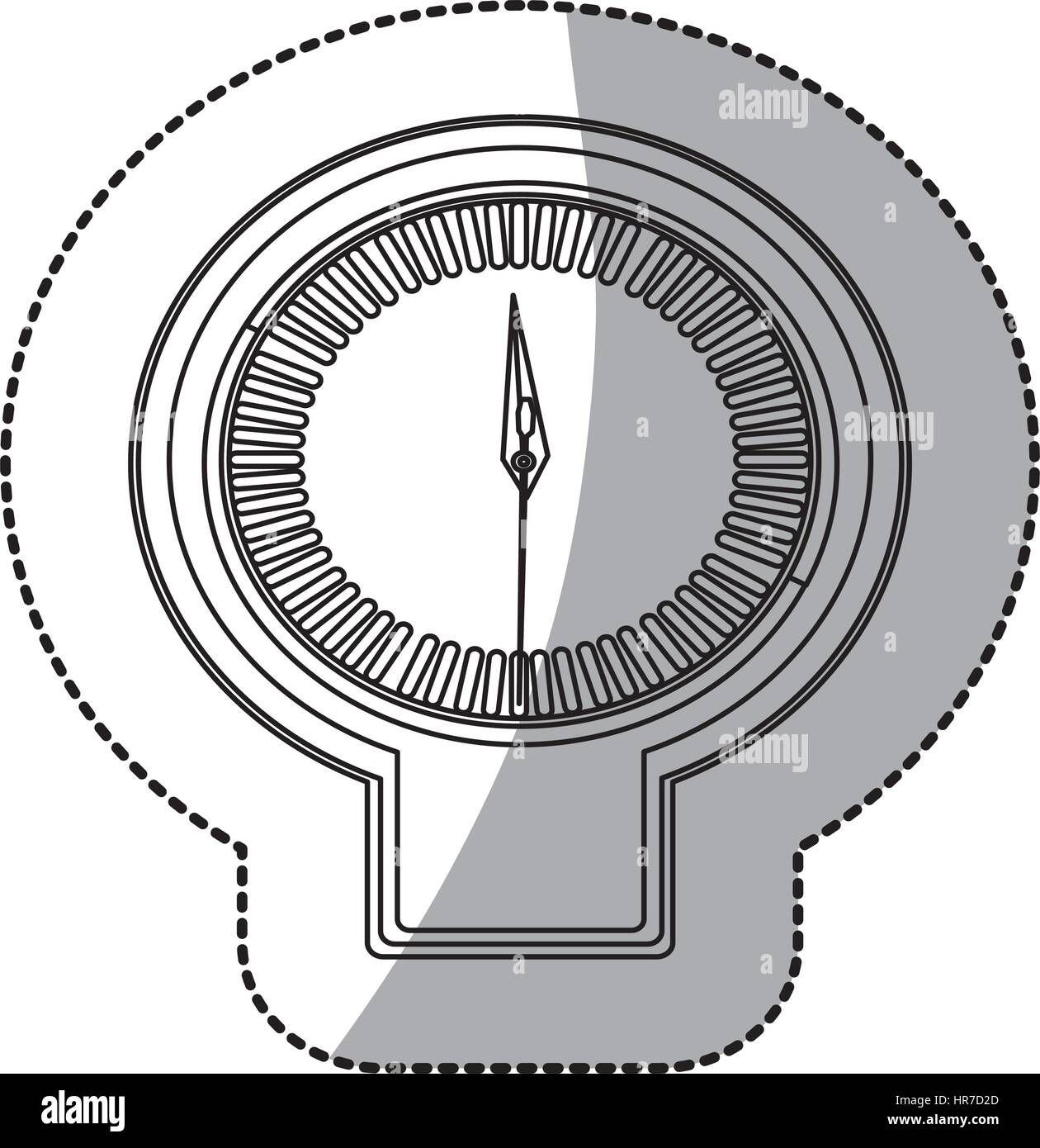 figure sticker clock icon Stock Vector Image & Art - Alamy