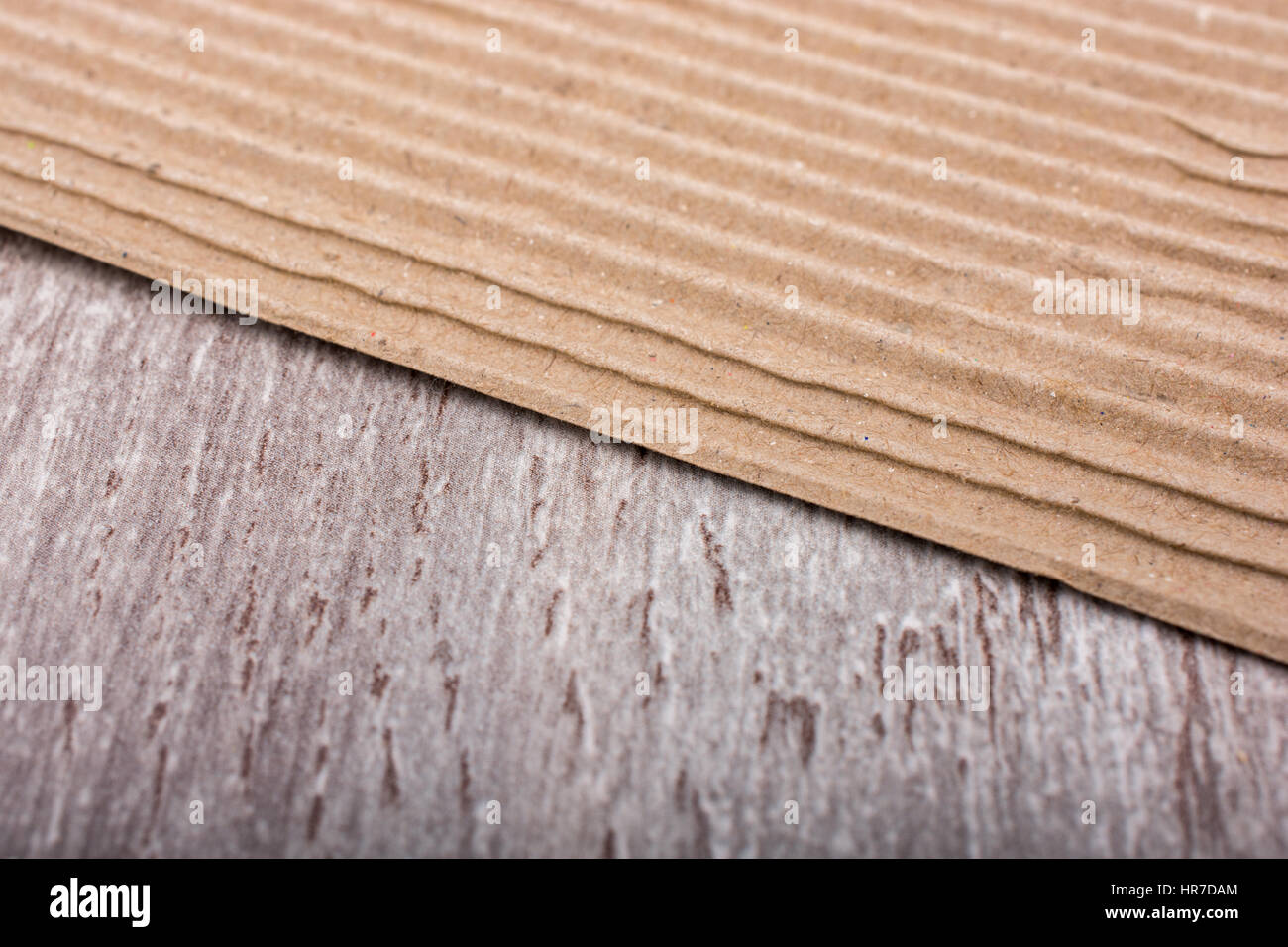 Corrugated cardboard edges texture as an Industrial background Stock ...