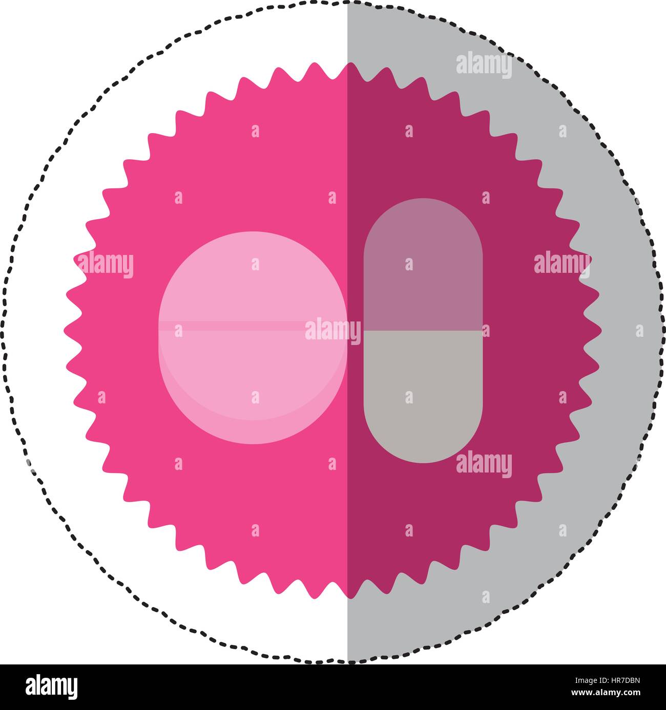 emblem capsule and tablet icon image Stock Vector Image & Art - Alamy