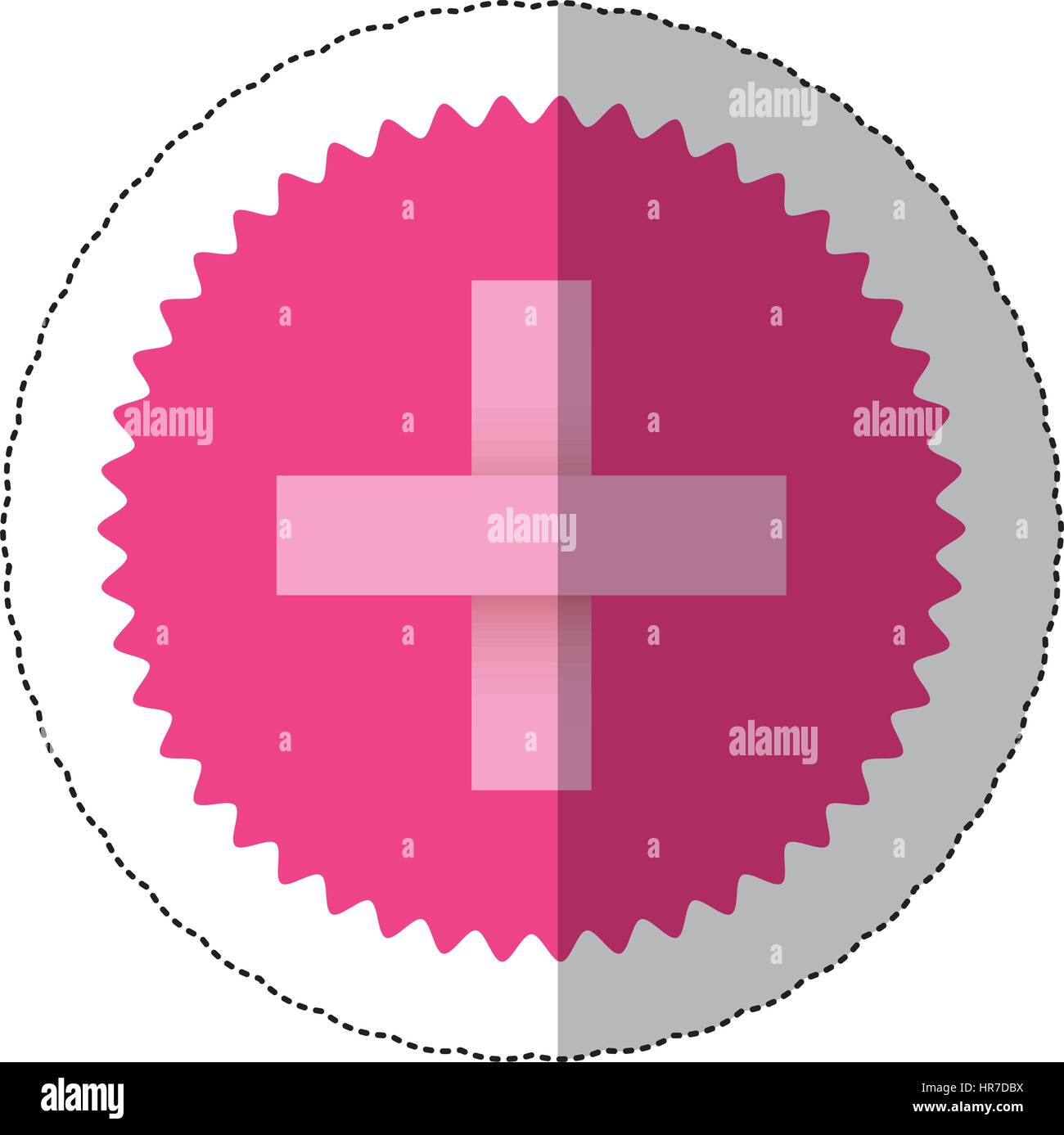 emblem blessed cross cancer defense icon Stock Vector Image & Art - Alamy