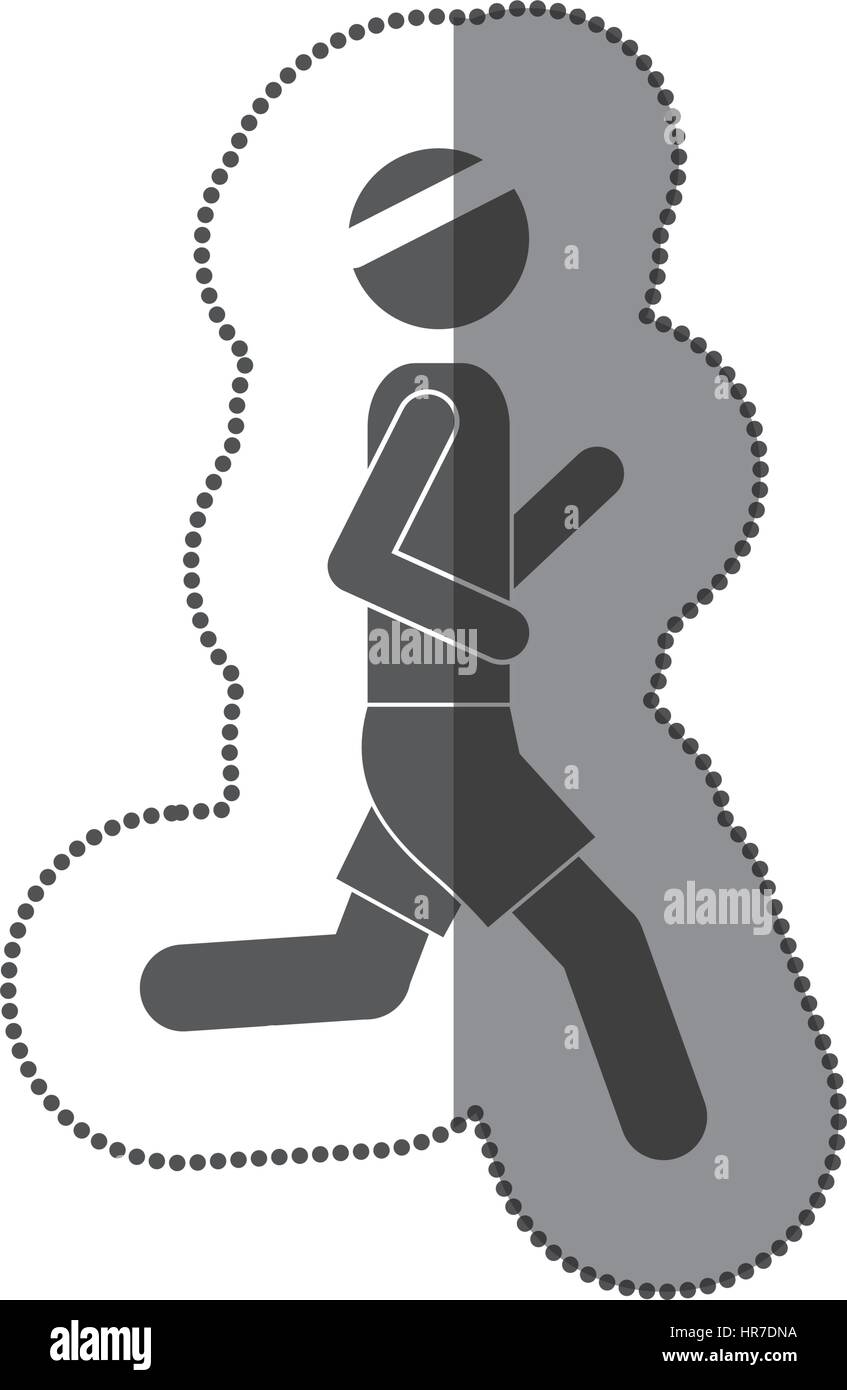 Jogging track sign Stock Vector Images - Alamy