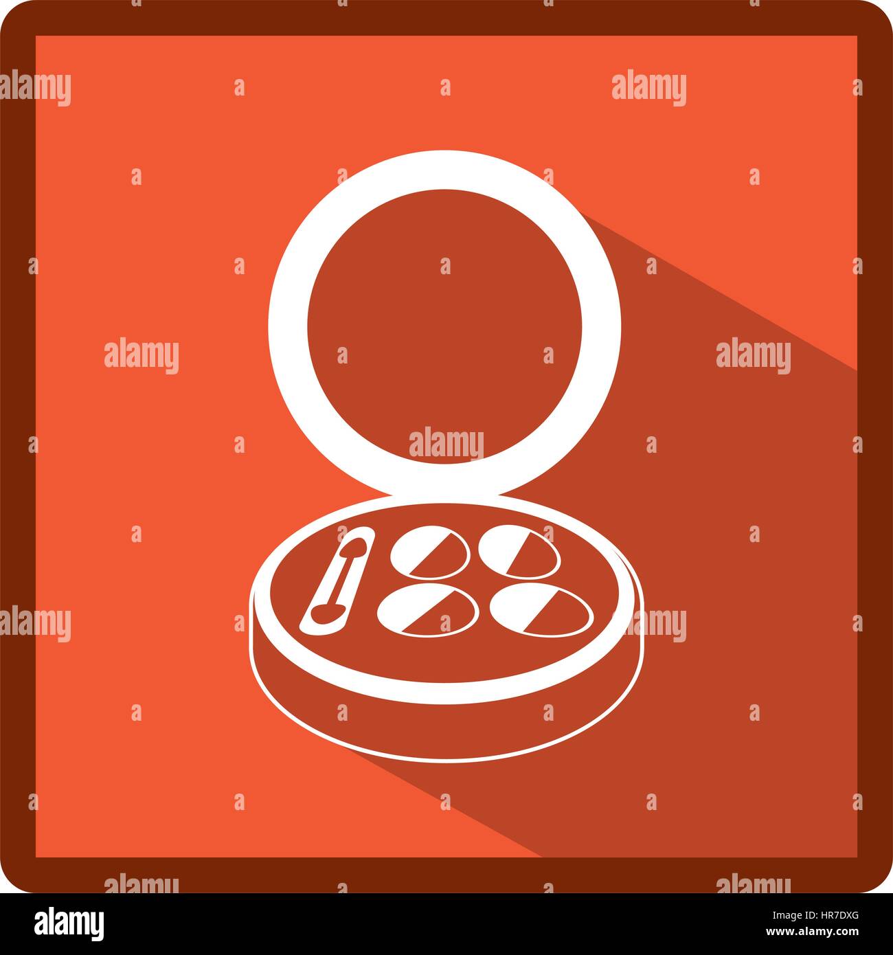 emblem eye shadows makeup icon Stock Vector Image & Art - Alamy