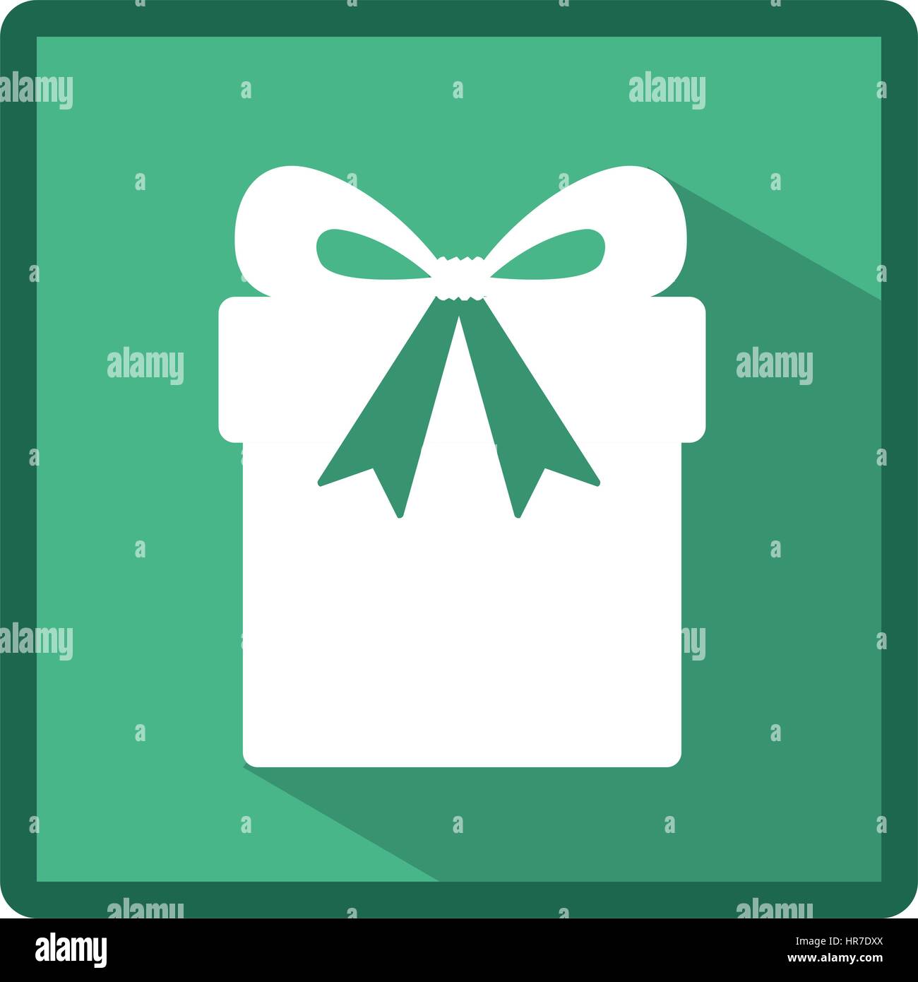 emblem box with ribbon bow icon Stock Vector Image & Art - Alamy