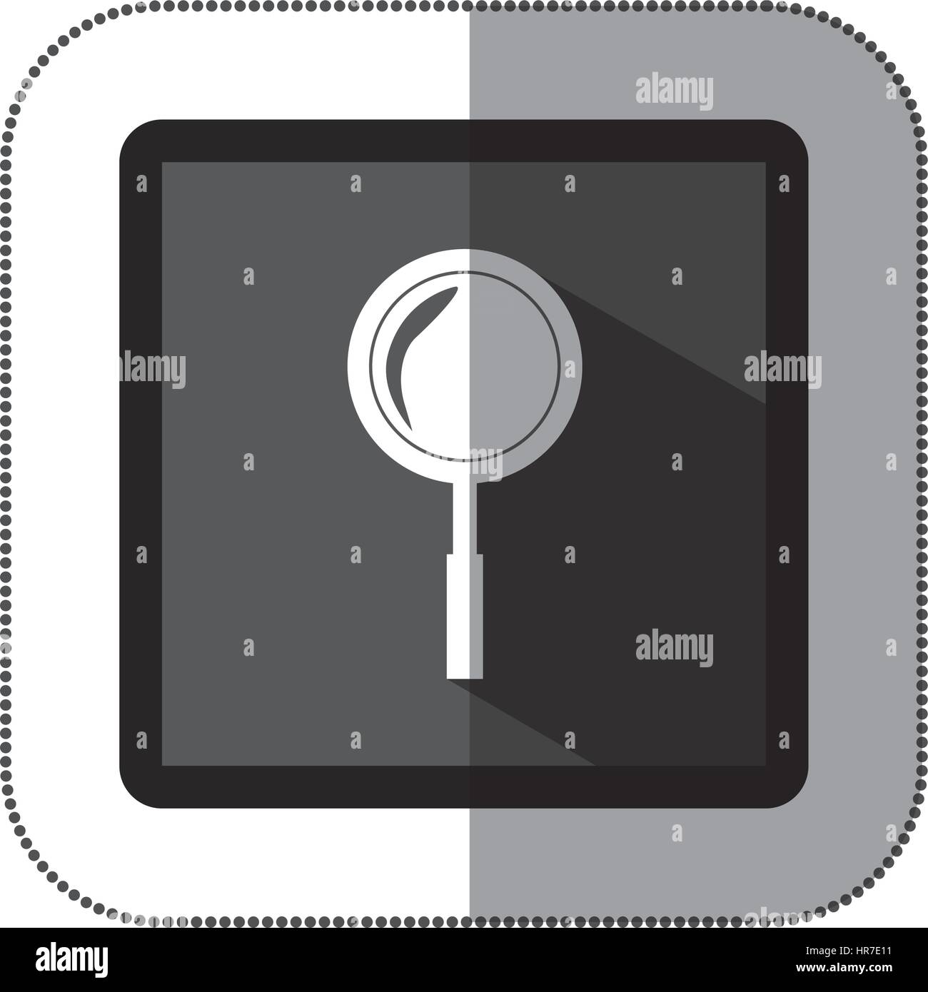 symbol magnifying glass icon Stock Vector Image & Art - Alamy