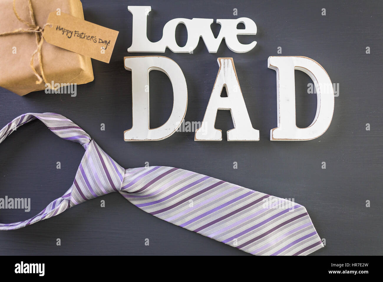 White letters DAD on a painted wood background Stock Photo - Alamy