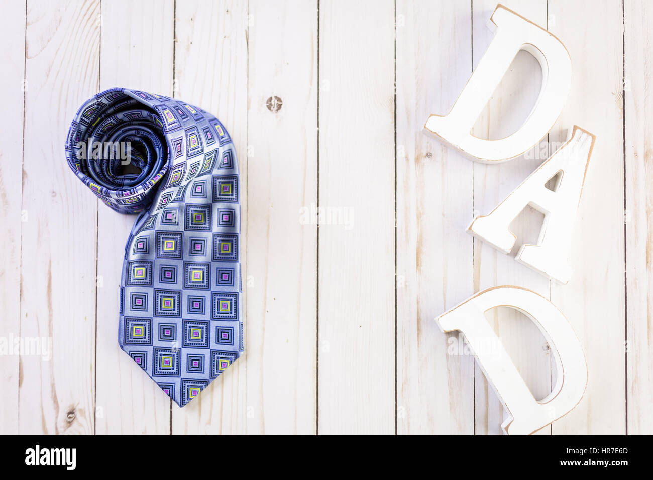 White letters DAD on a wood background Stock Photo - Alamy