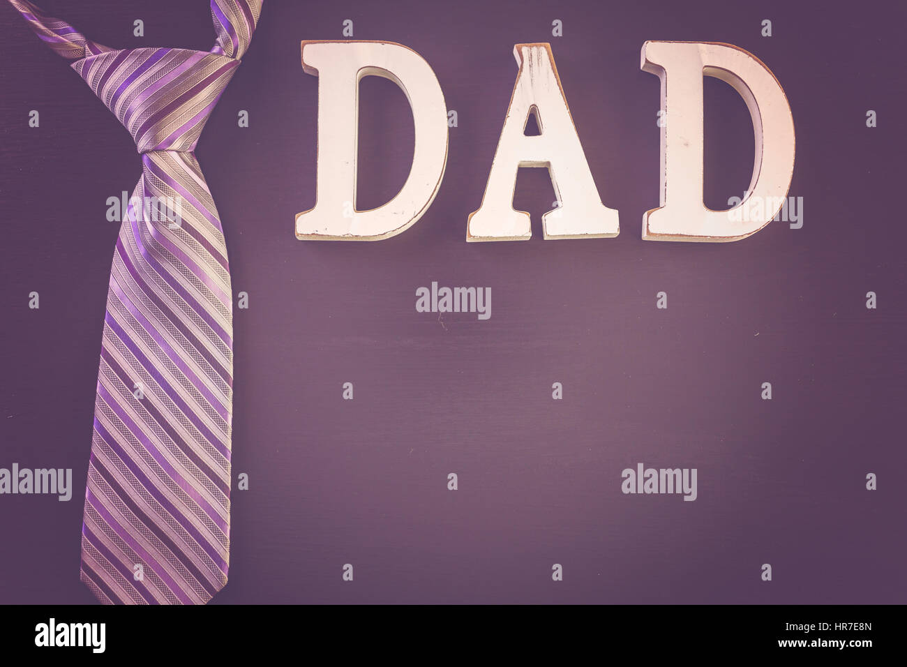 White letters DAD on a painted wood background Stock Photo - Alamy
