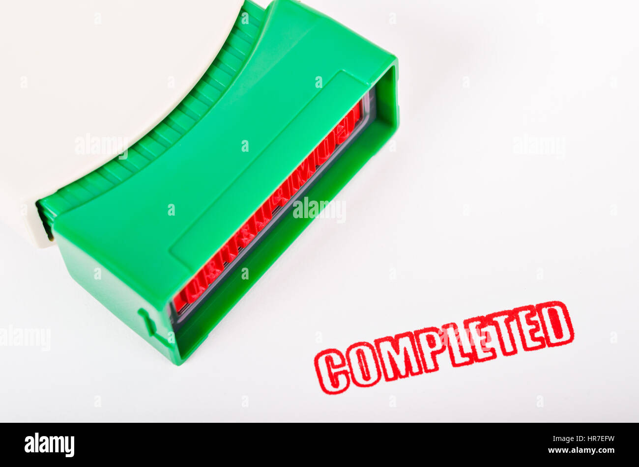 Completed rubber stamp hi-res stock photography and images - Alamy