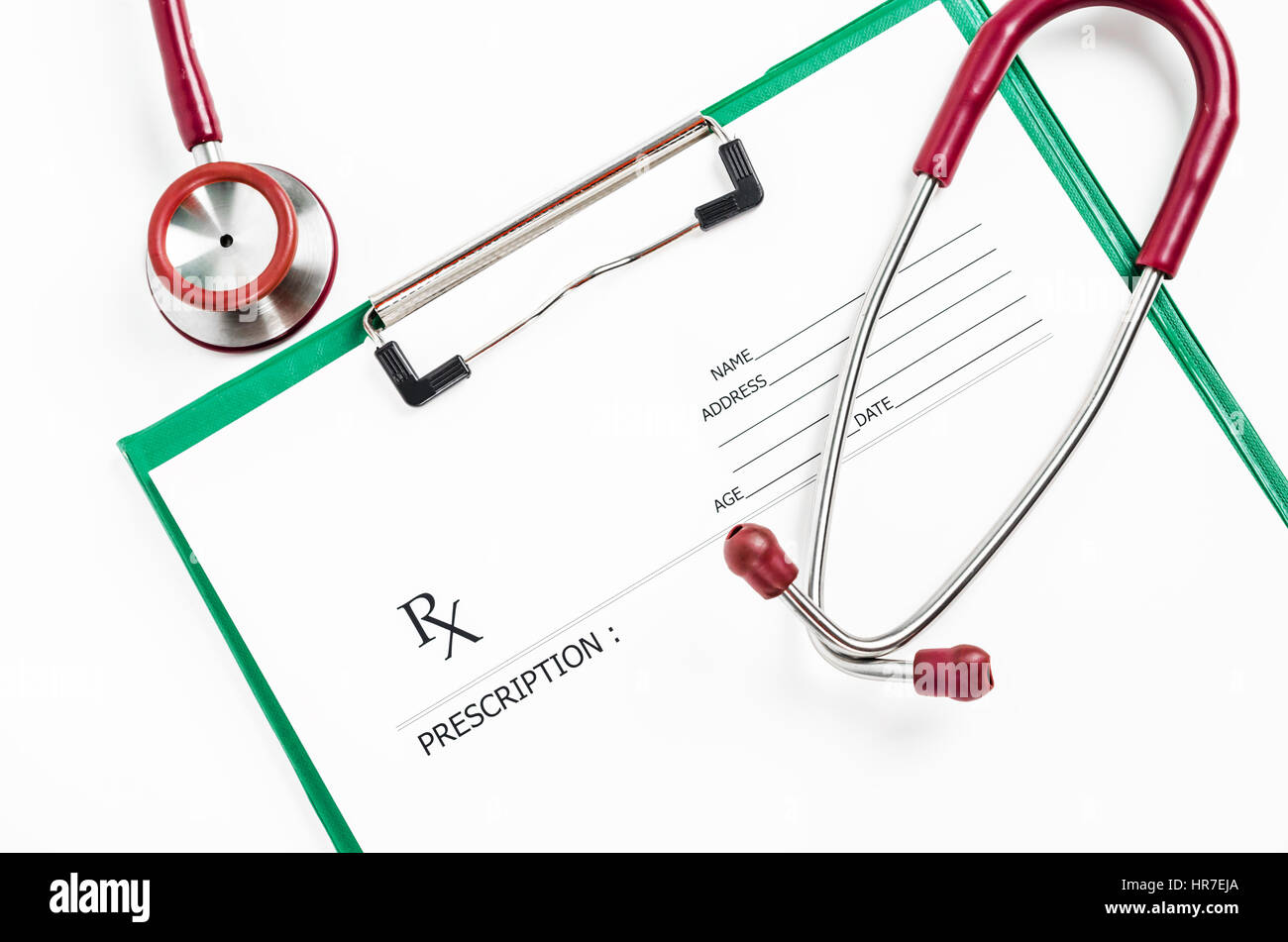 Prescription form hi-res stock photography and images - Alamy