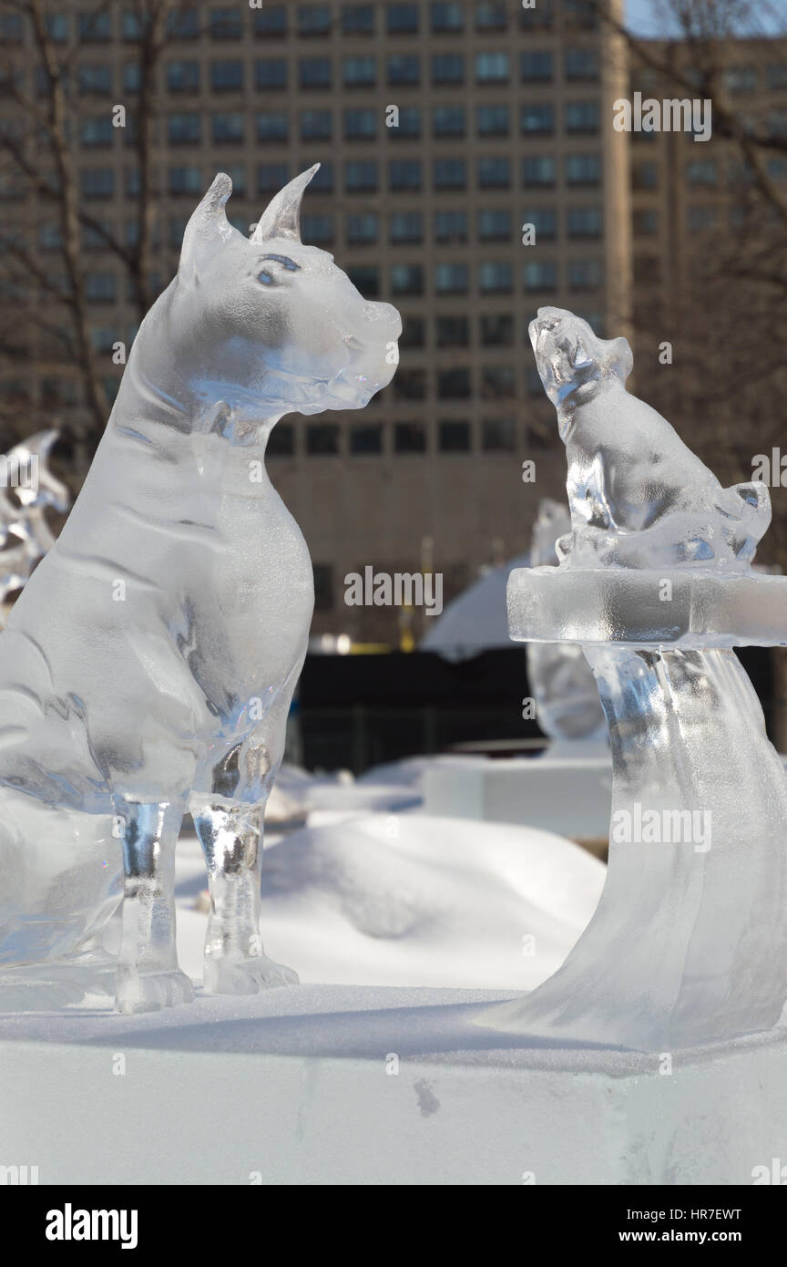 Large ice sculpture hi-res stock photography and images - Alamy