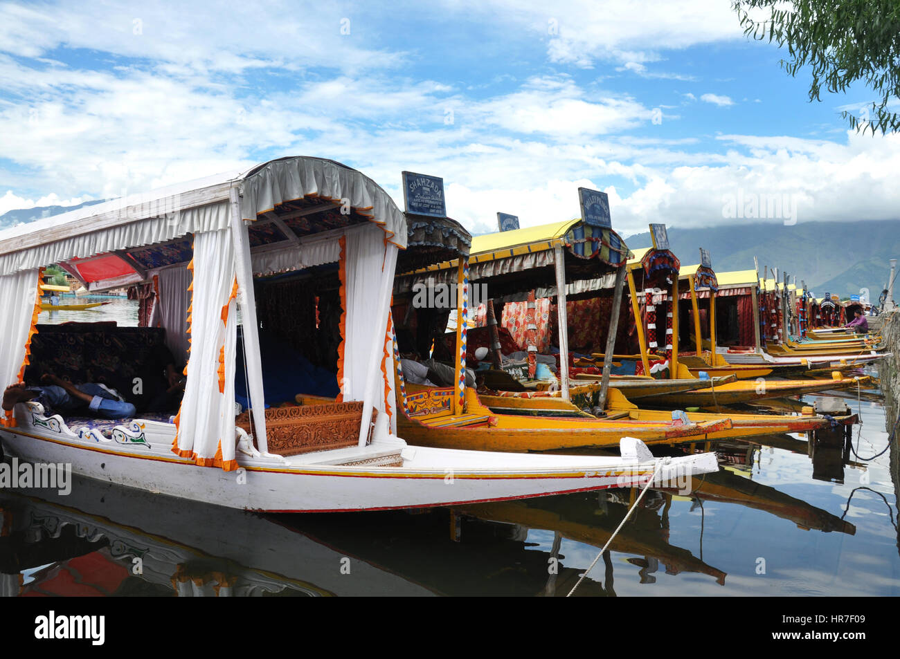 Shikara at Kashmir Dal Lake, (Photo Copyright © Saji Maramon Stock ...