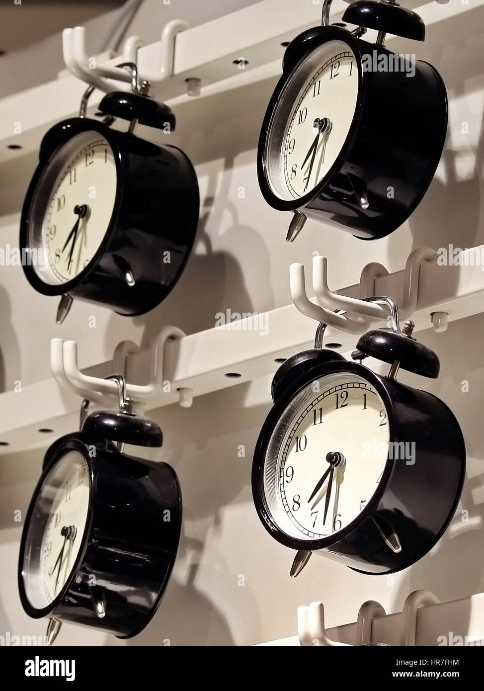 Hanging clock hi-res stock photography and images - Alamy