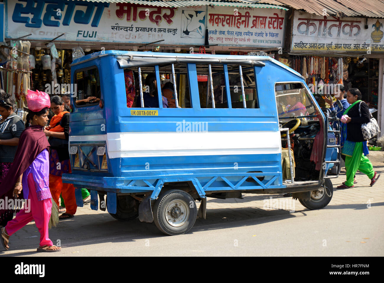 Auto Rickshaw - A popular transport medium in Indian cities Stock Photo ...