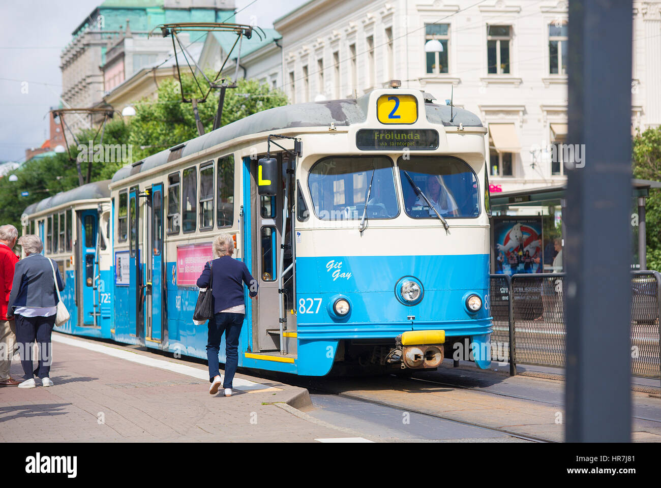 Tram in Gothenburg Stock Photo - Alamy