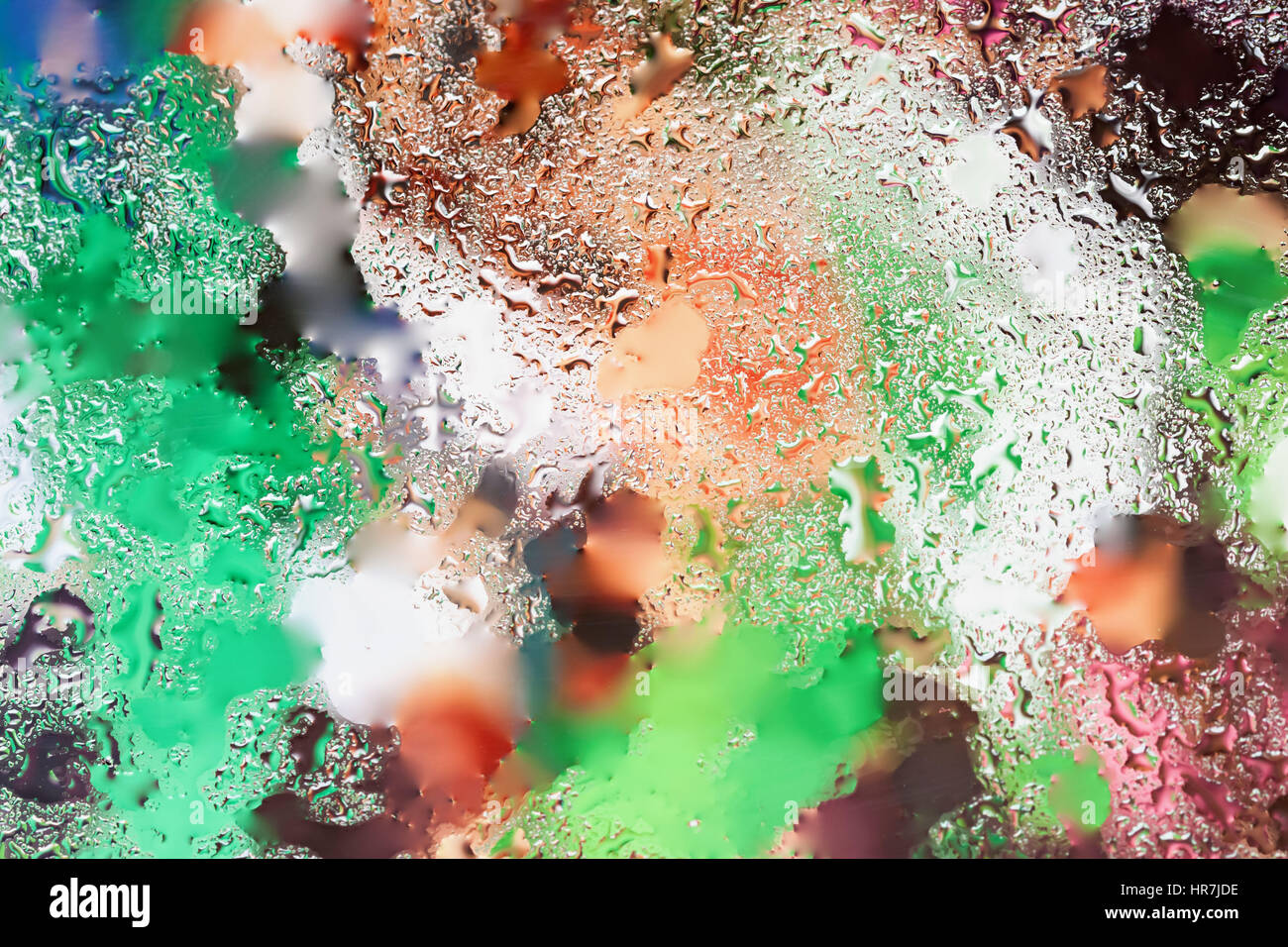 Abstract in bright colors design element with real light reflection for ...