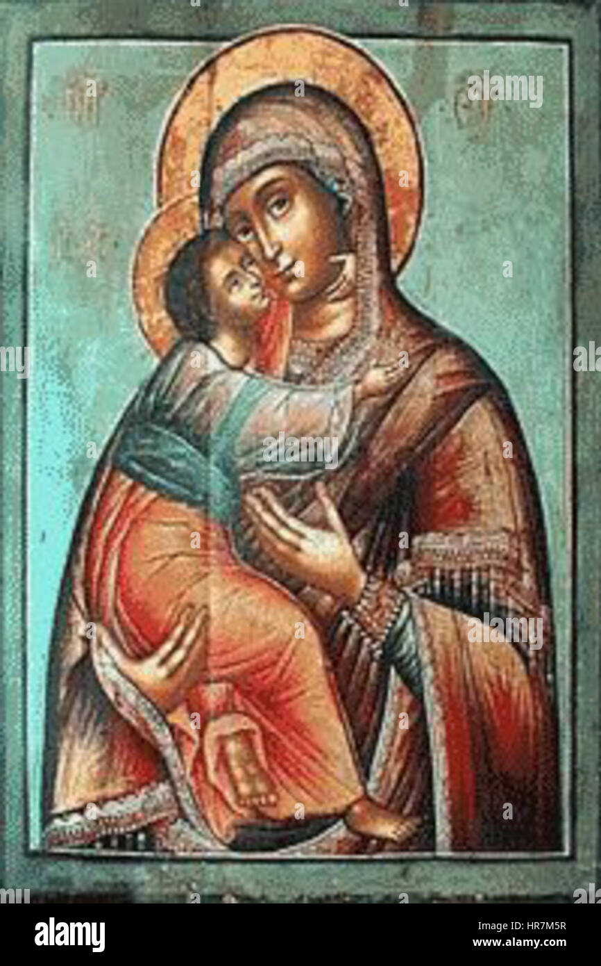 Vladimirskaya by Simon Ushakov (1676 Stock Photo - Alamy