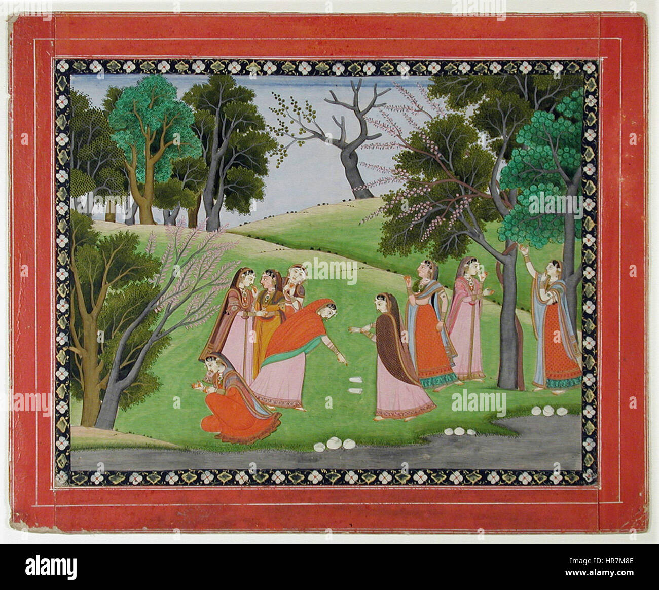 The gopis search for Krishna (6125136586 Stock Photo - Alamy