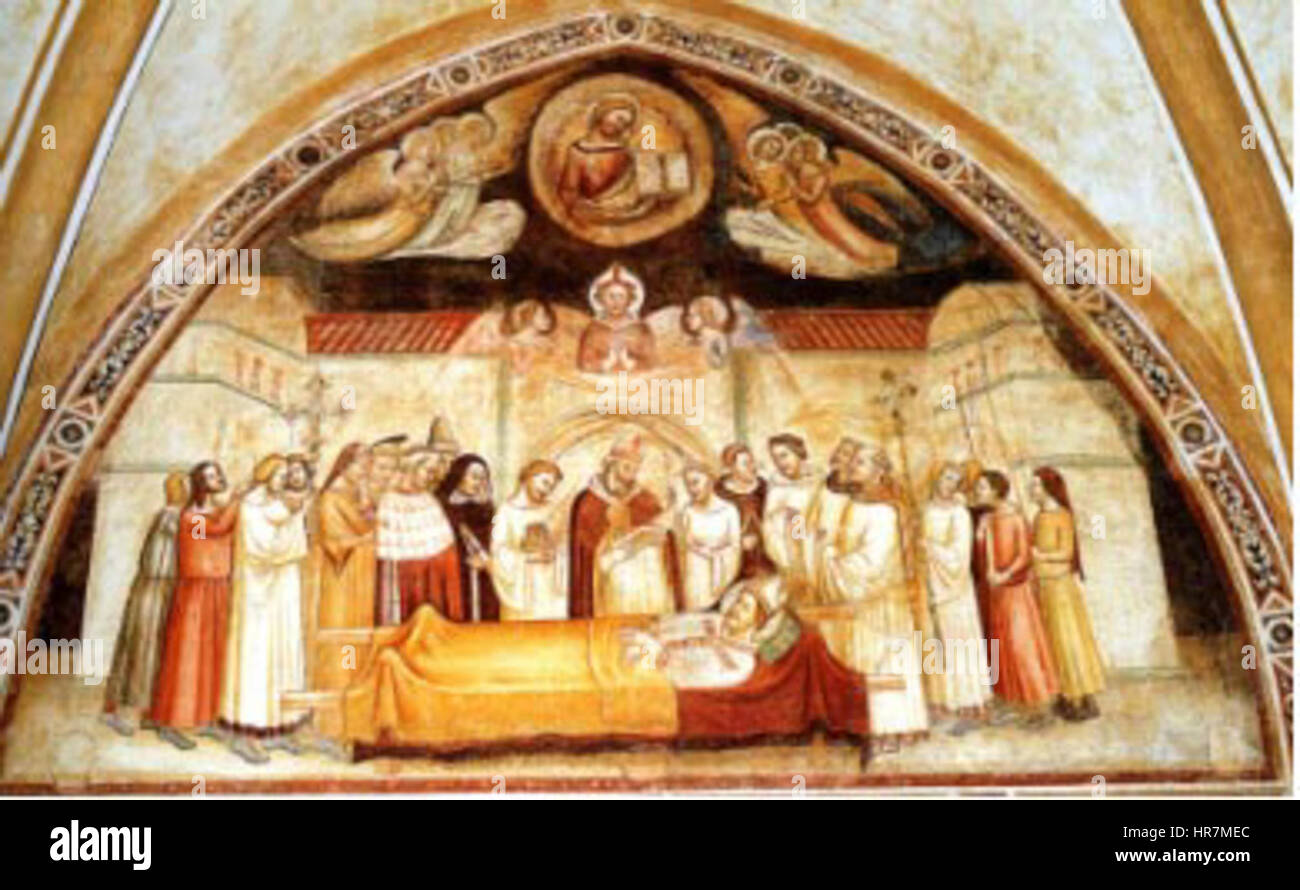 Vitale da Bologna’s 'Funeral of Saint Nicholas' located in Duomo Udine ...