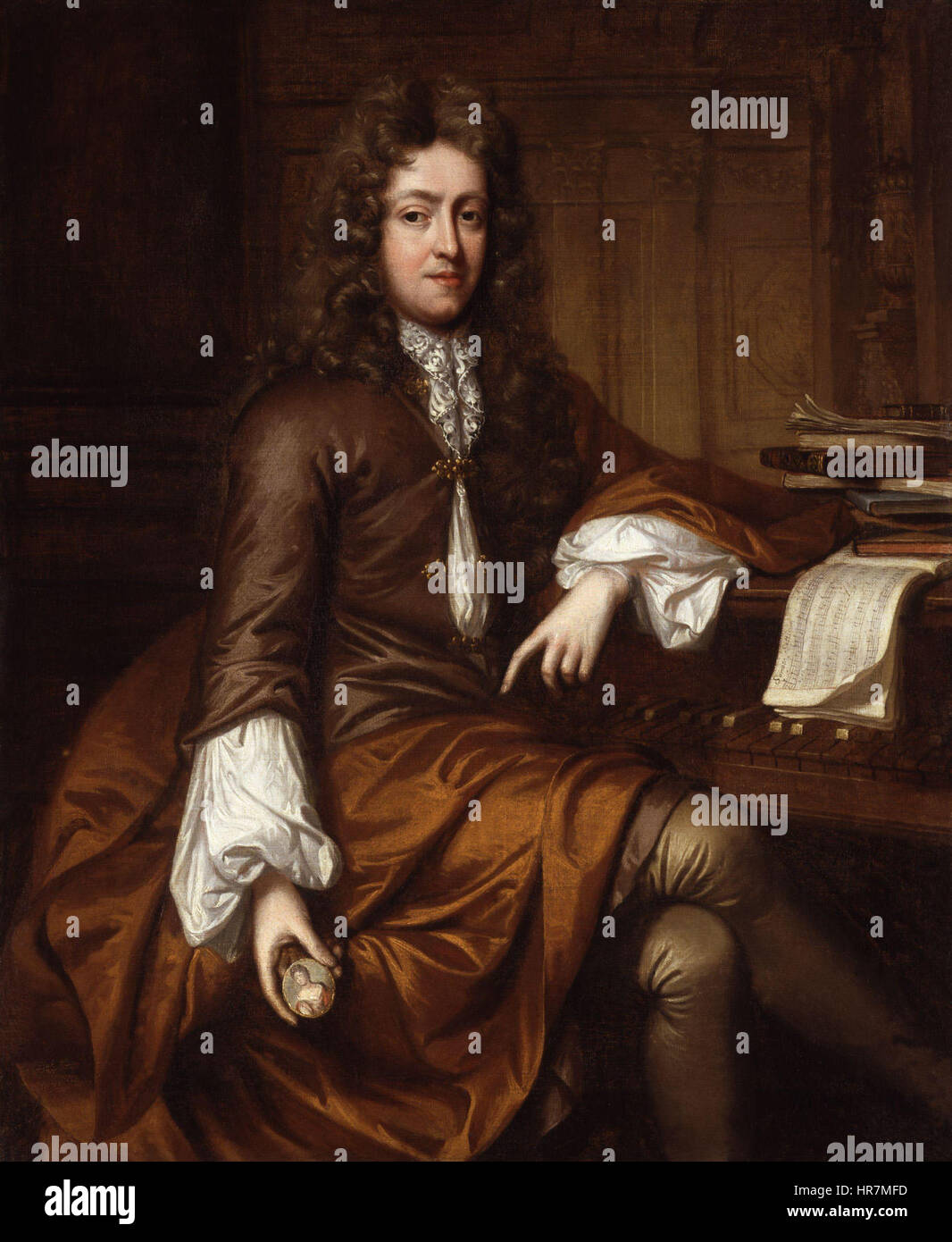 Unknown man, formerly known as Daniel Purcell by John Closterman Stock ...