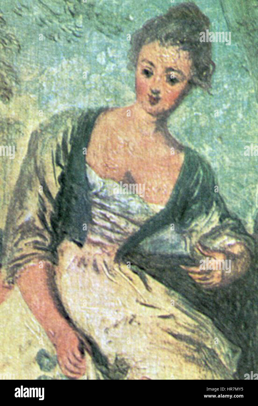 'Watteau about 1715' is a depiction of French Rococo style by the ...