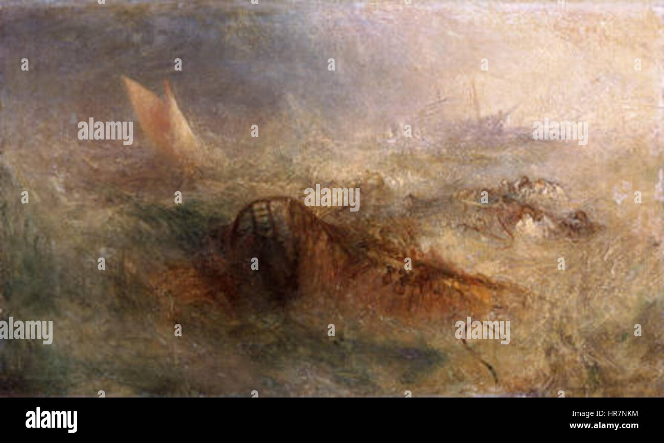 *The Storm* by William Turner is a dramatic seascape that captures the ...