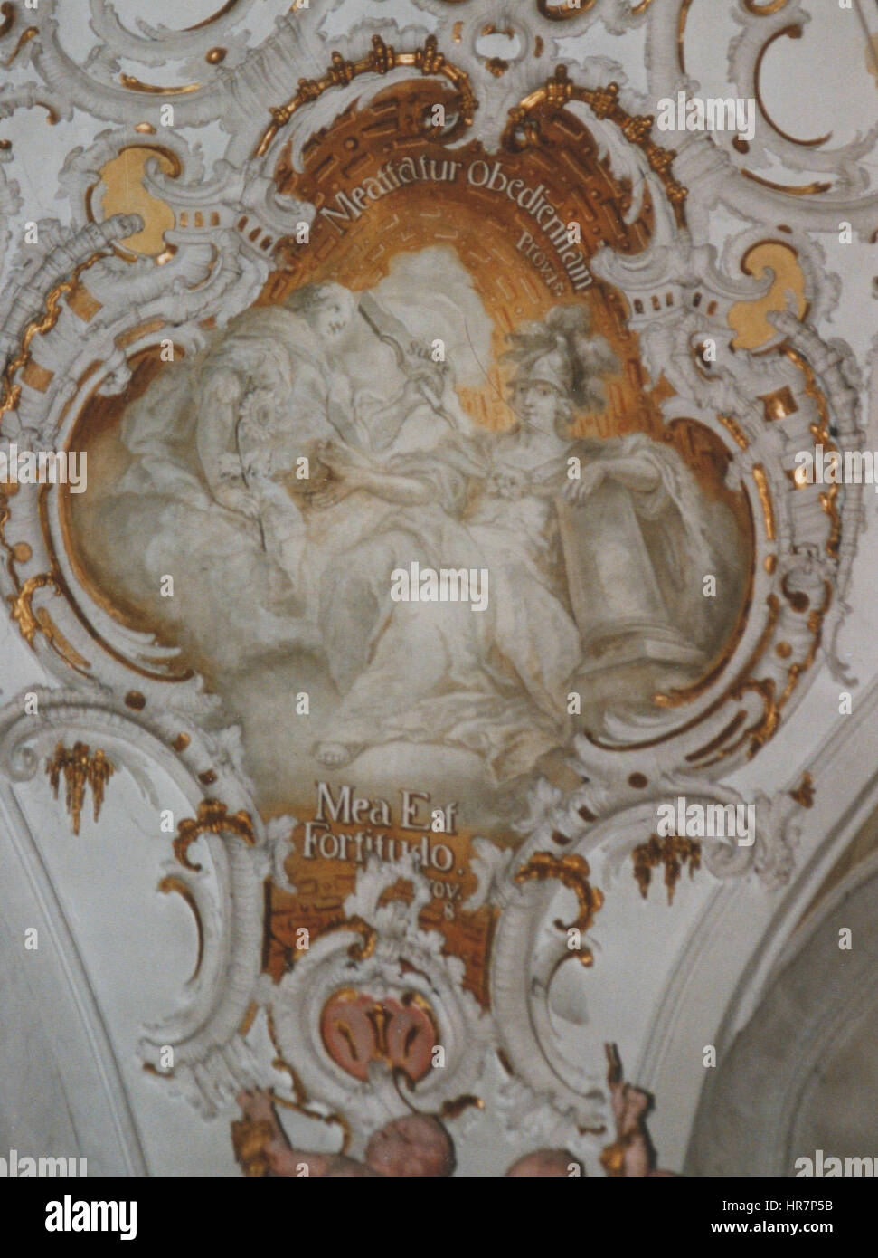 This image represents St. Ulrich, a key figure in the Catholic Church ...