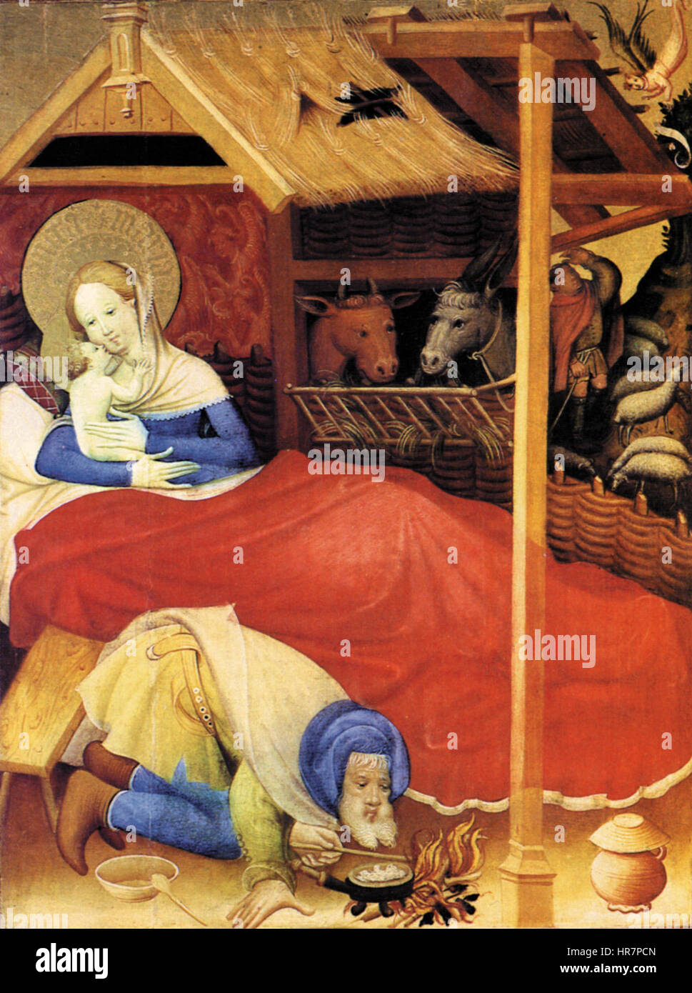 'Geburt Christi' from Soest is a depiction of the nativity scene ...