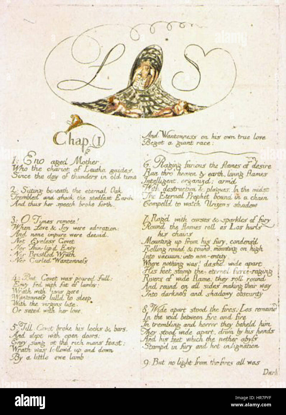 Book of revelation william blake hi-res stock photography and images ...