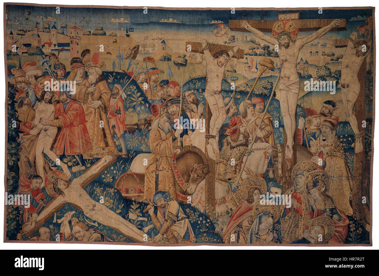 Tapestry of the crucifixion hi-res stock photography and Tapestry of the crucifixion hi-res stock photography and