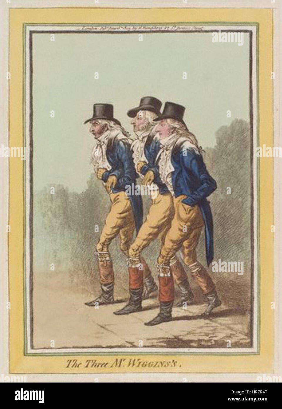 The Three Mr Wigginses Stock Photo - Alamy