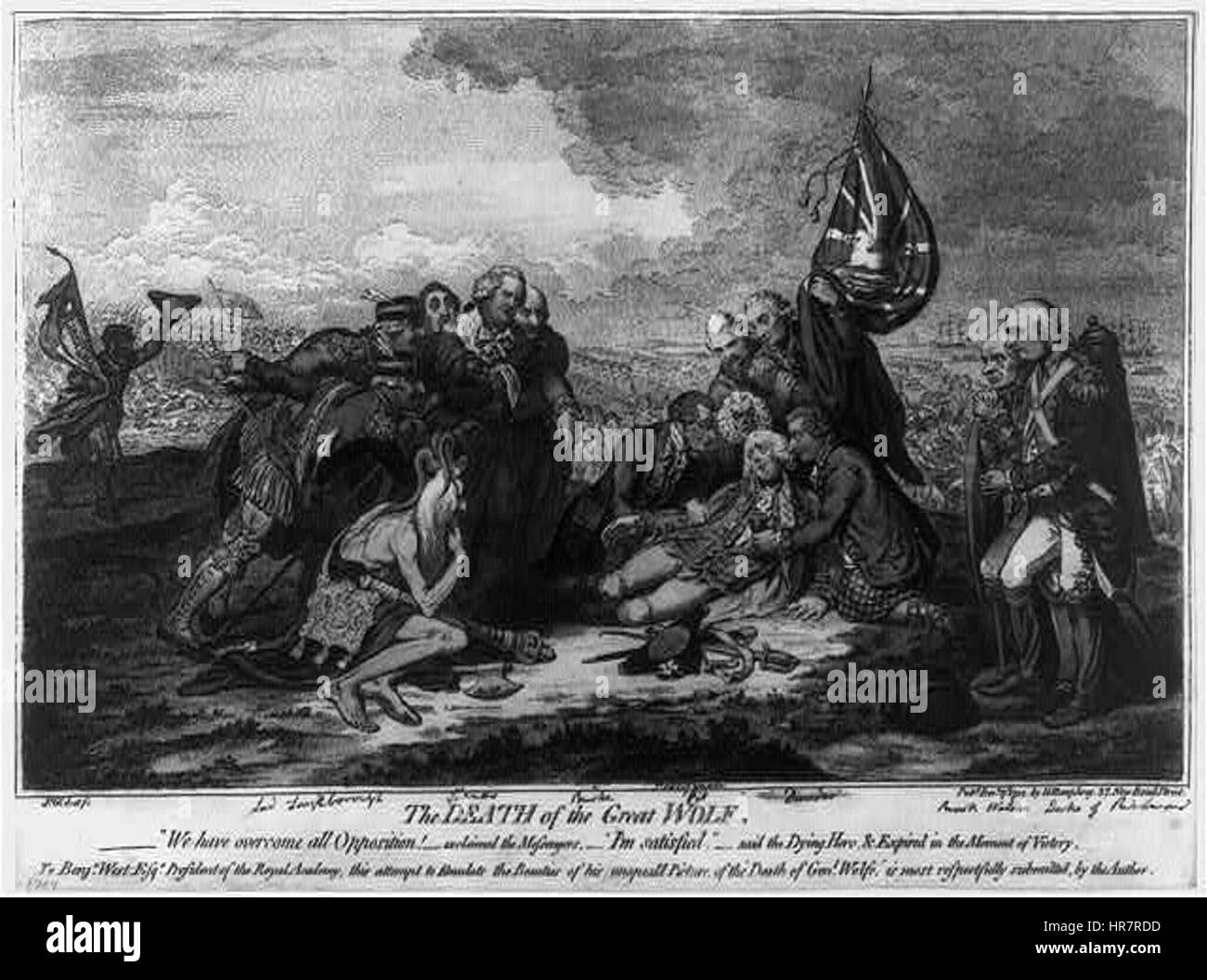 *The Death of the Great Wolf* depicts the tragic death of a mythical ...