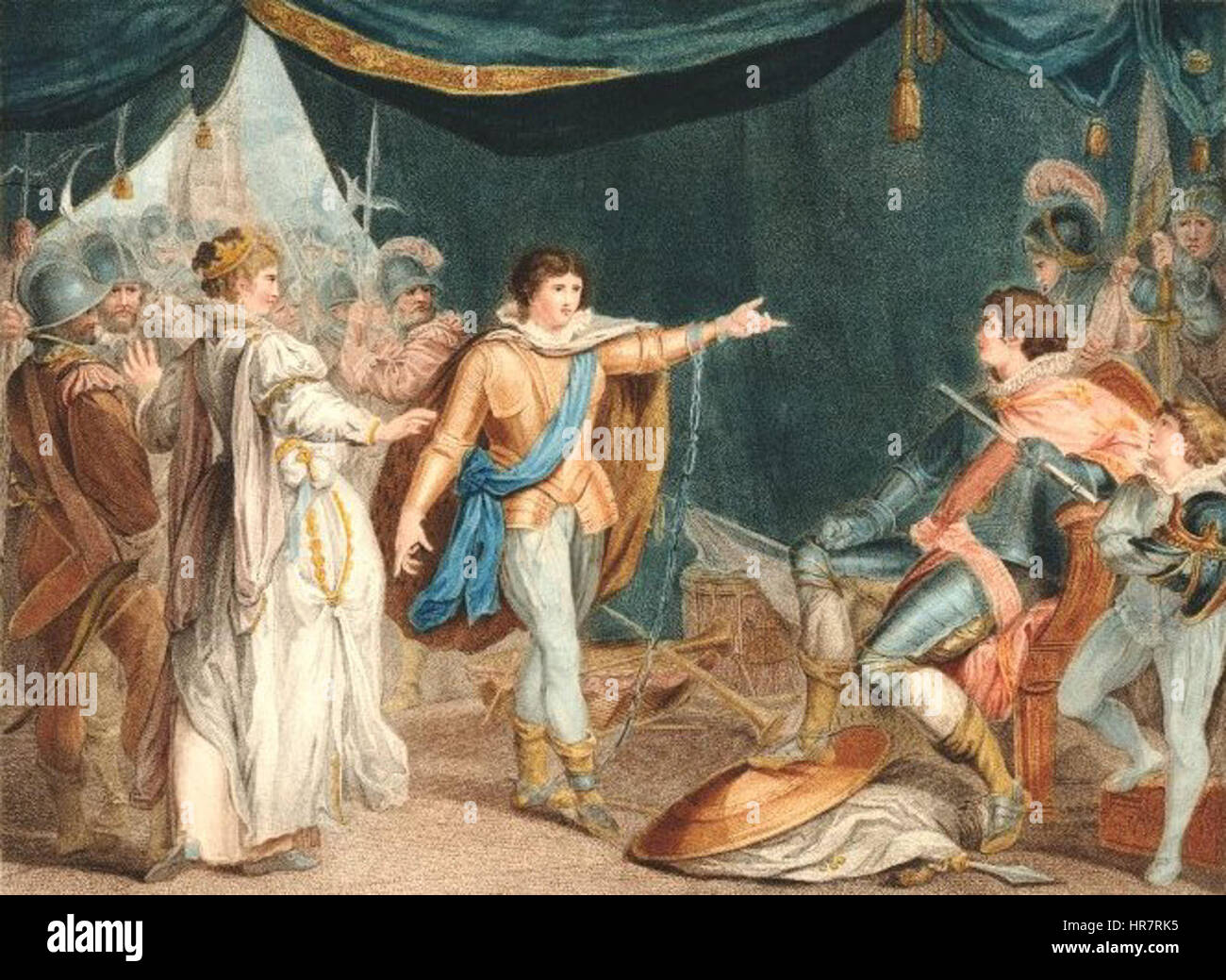 The heroism of Prince Edward Stock Photo - Alamy