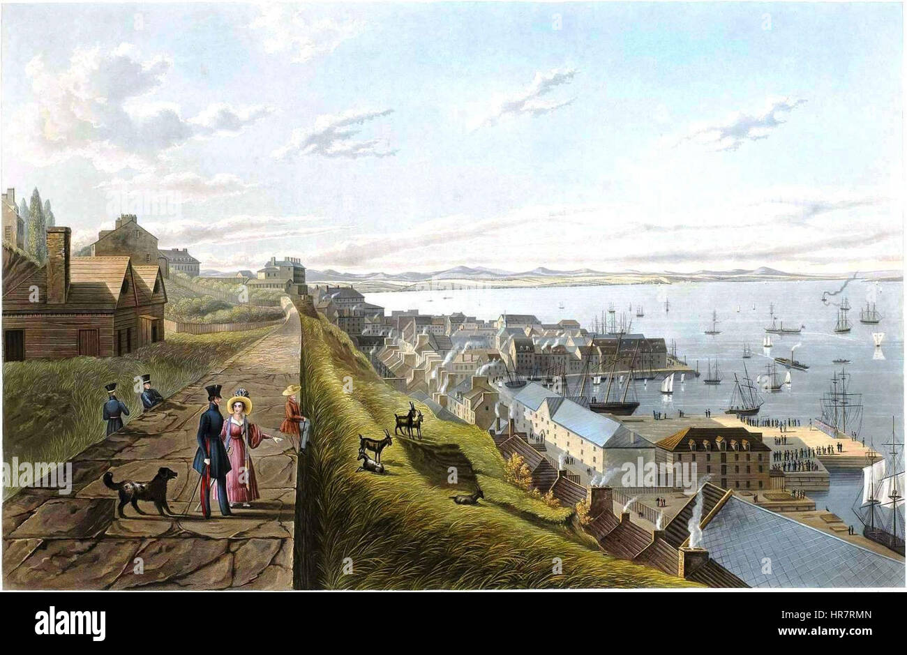 Quebec City Drawing Stock Photos & Quebec City Drawing Stock Images - Alamy