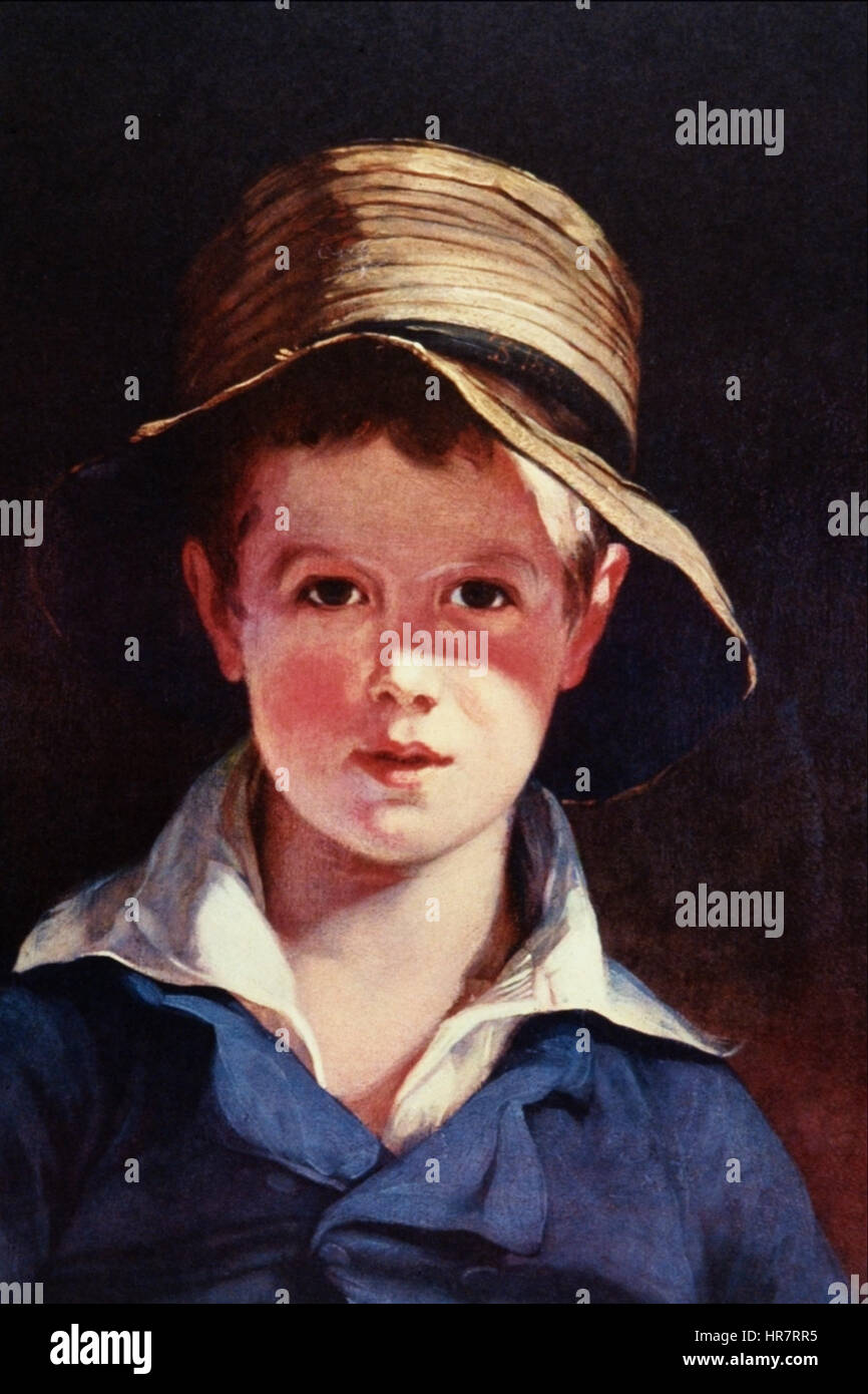 'The Torn Hat' by Thomas Sully is a portrait painting featuring a man ...