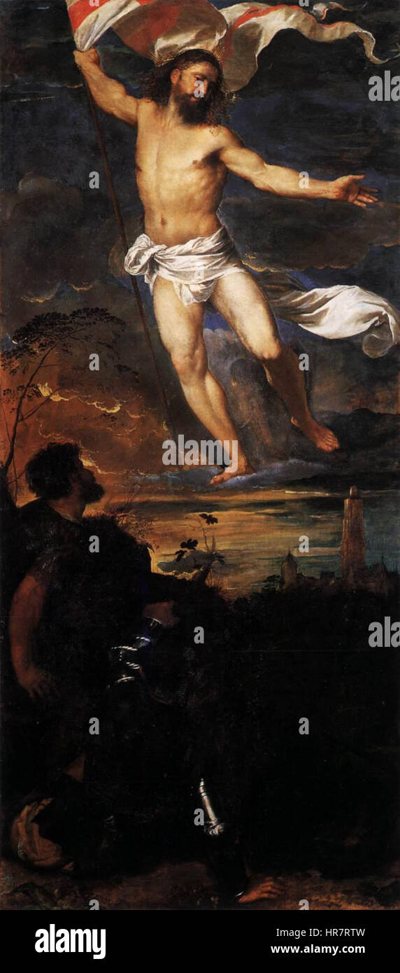 Titian polyptych of the resurrection hi-res stock photography and images - Alamy
