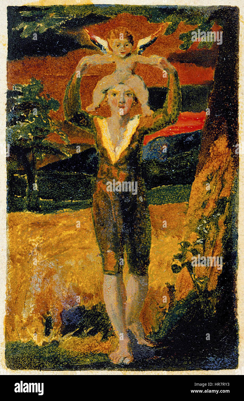 The frontispiece to William Blake’s 'Songs of Experience' features an ...