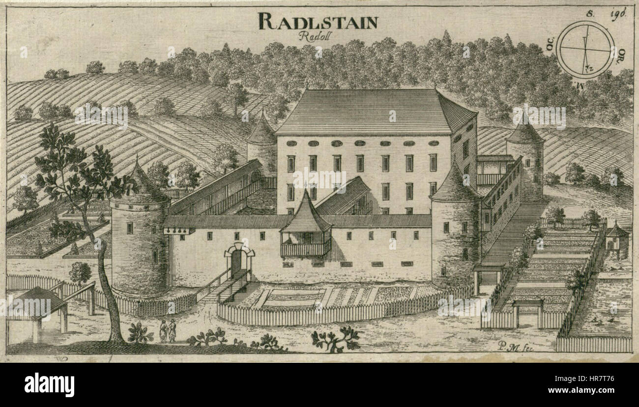 Valvasor - Grad Radeljca Stock Photo - Alamy