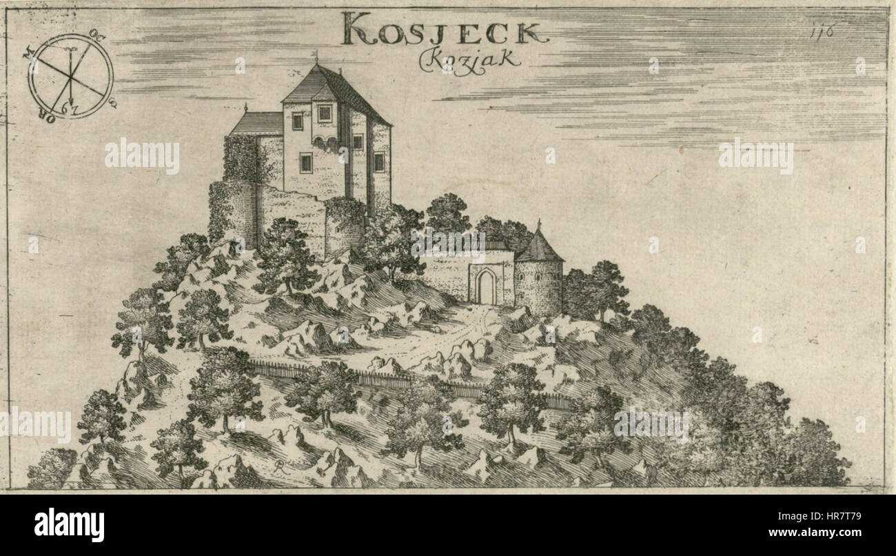 Valvasor - Grad Kozjak Stock Photo - Alamy