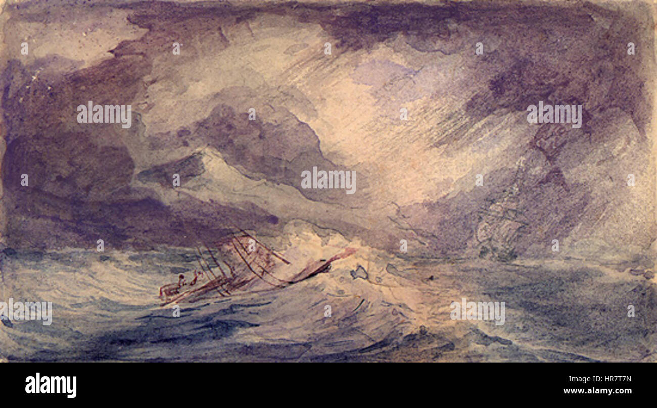 The USS Flying Fish, launched in 1838, is depicted in this artwork ...