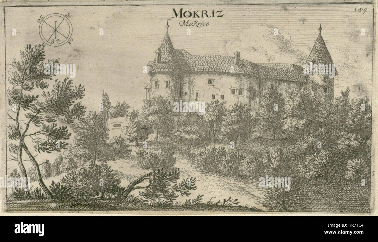 Valvasor - Grad Mokrice Stock Photo - Alamy