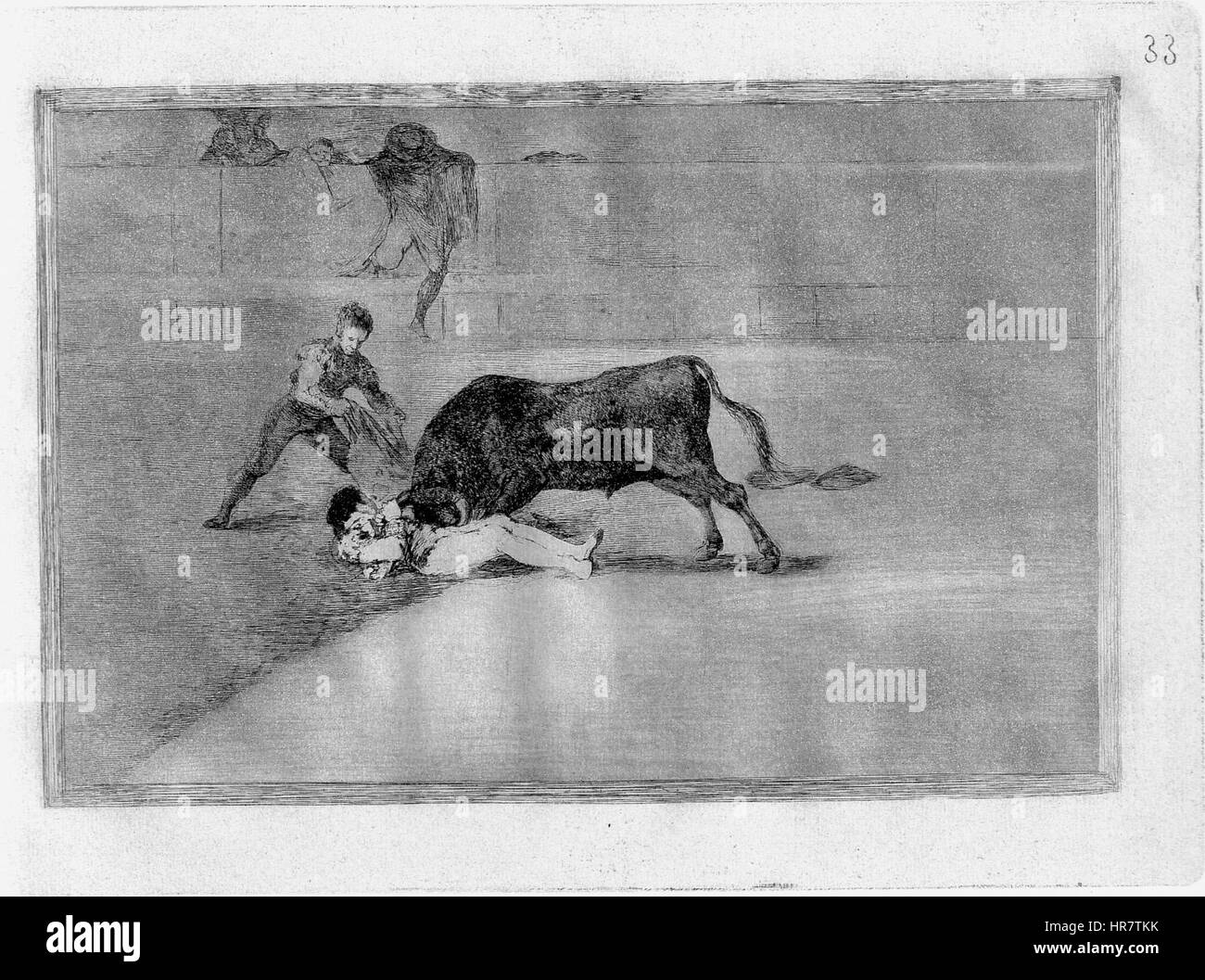 'Tauromachia 33' is part of a series of artworks that depict the ...