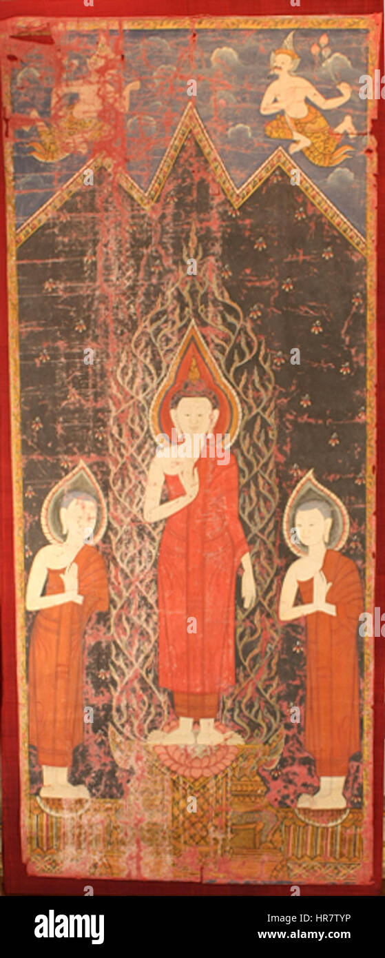 Buddha and two disciples hi-res stock photography and images - Alamy