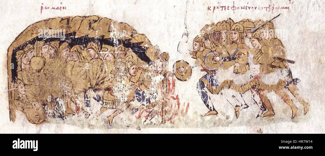 The Cretan Saracens slay the sleeping Byzantines Stock Photo - Alamy