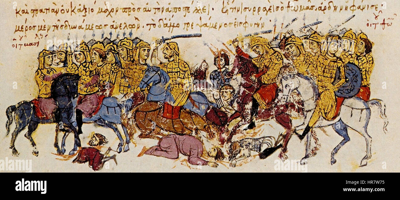 Thomas the Slav's troops defeat the imperial army Stock Photo - Alamy