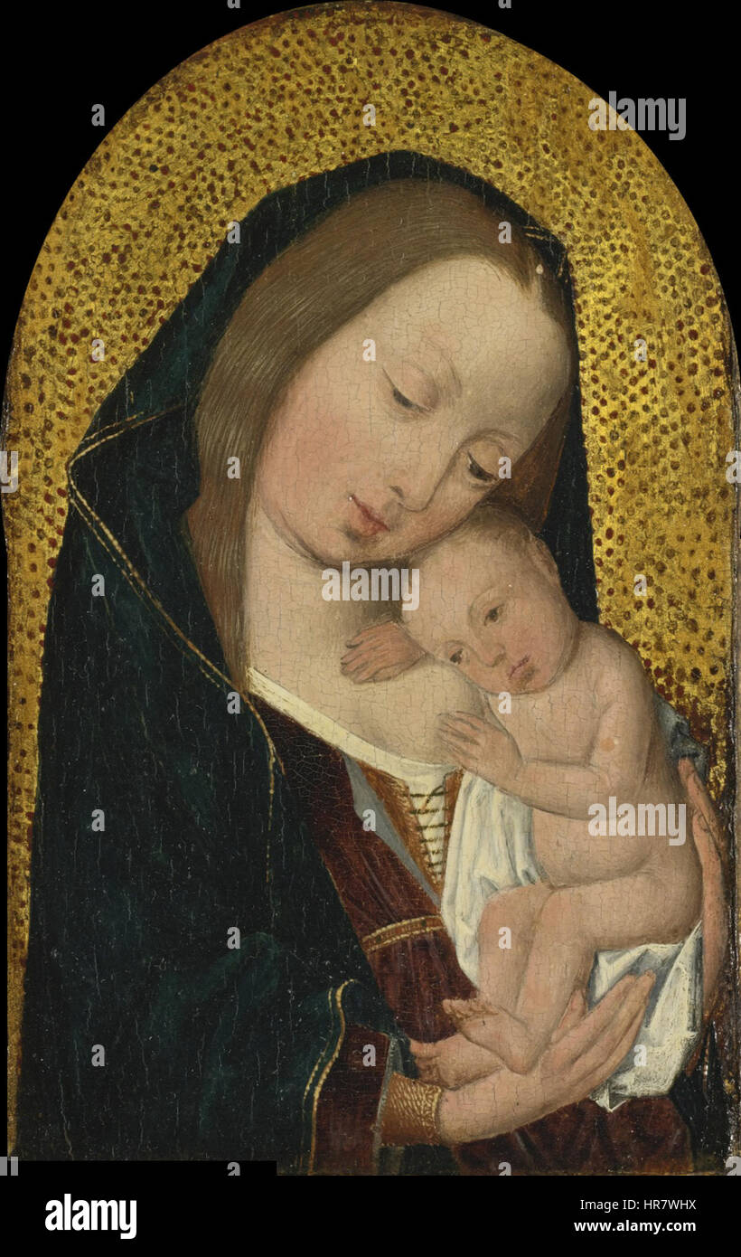 Workshop of the Master of the Magdalene Legend Virgin and Child Stock Photo - Alamy