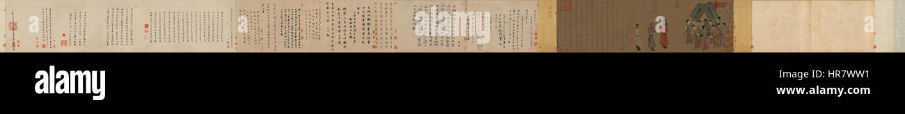 This artwork by Yan Liben portrays Emperor Taizong of the Tang Dynasty ...