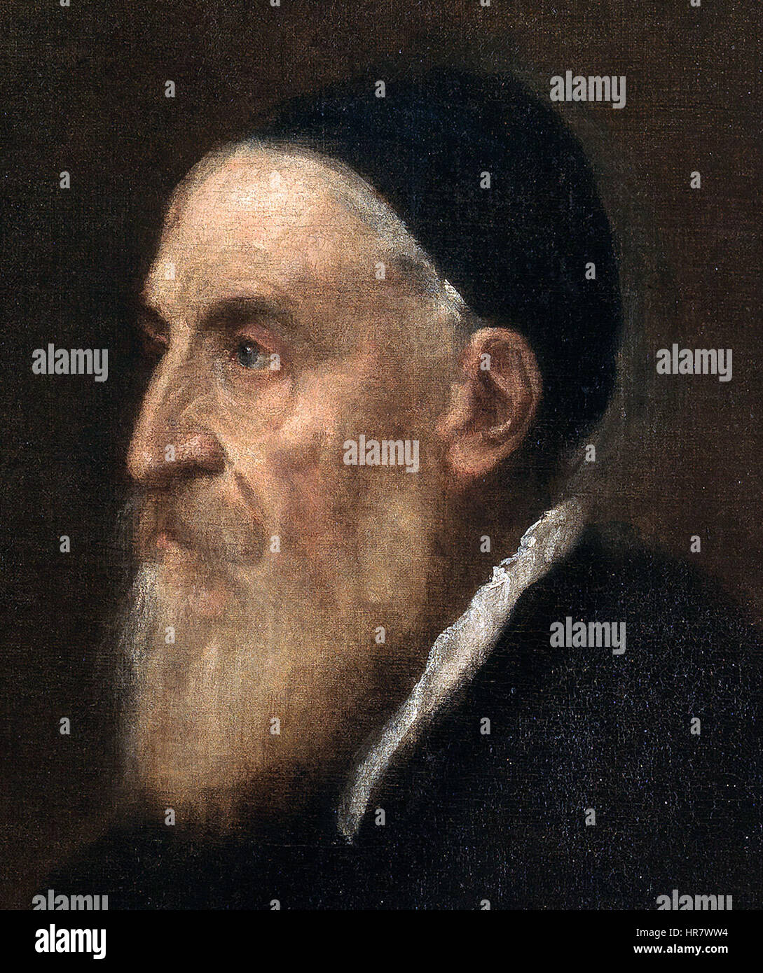 Titian - Self-Portrait (detail) - WGA22979 Stock Photo - Alamy
